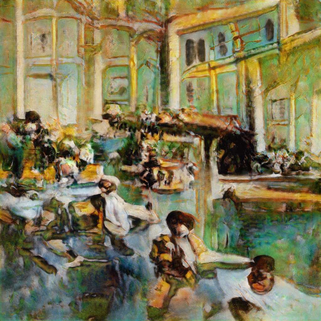 Crowded Library – ART AI